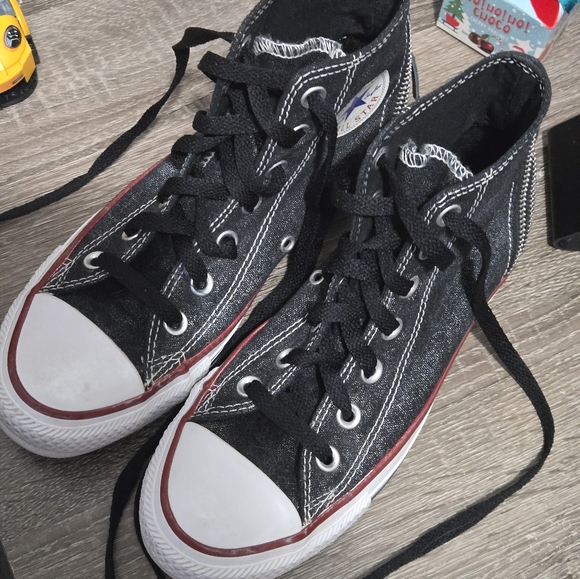 Converse All Stars | Shoes | Y2k Edgy Black Hightop Converse | Poshmark